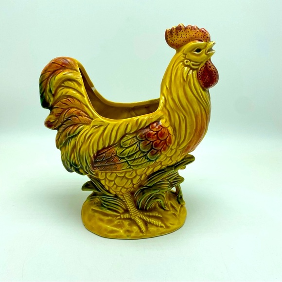 Kitchen | Vintage 195s Japan Ceramic Rooster Planter | Poshmark